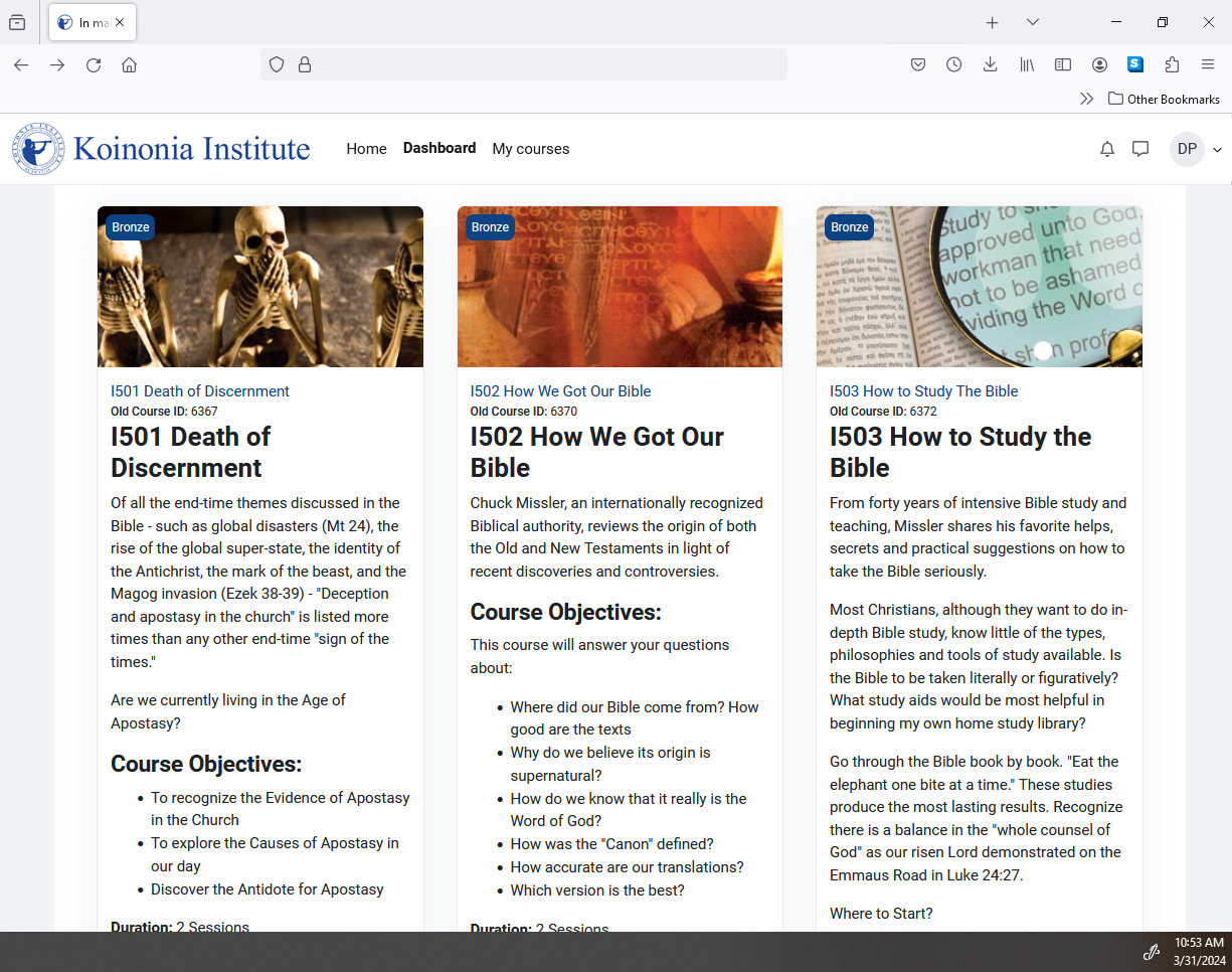 K-House Update | Koinonia House